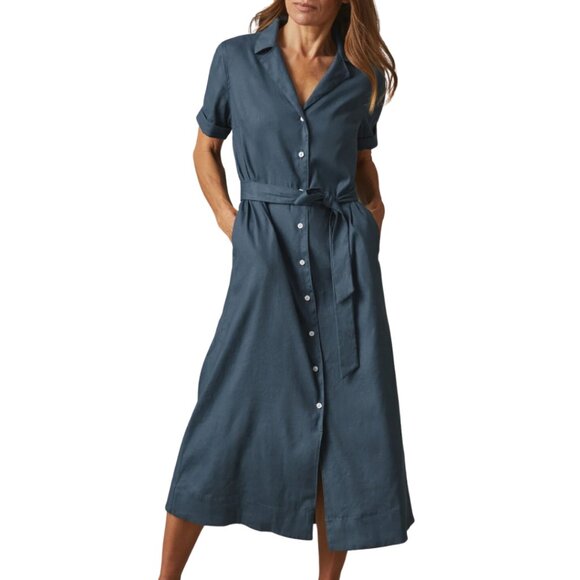 American Giant | Dresses | American Giant Linen Dress Xs | Poshmark